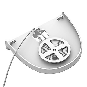 YAOLUU WiFi Router Storage Box Universal Wall Mount Holder Bracket Stand for Nest WiFi Router Speakers Cellphones Charging Shell with Cable Arrangement Rack Router Wi-Fi (Color : White)