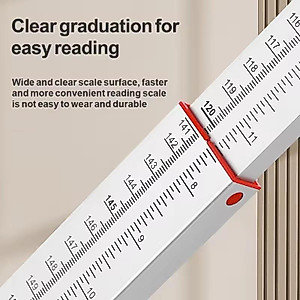 SIKE Wall Mounted Stadiometer Professional Aluminum Telescopic Height Measuring Rod 24-82 inch, 2024.07 New