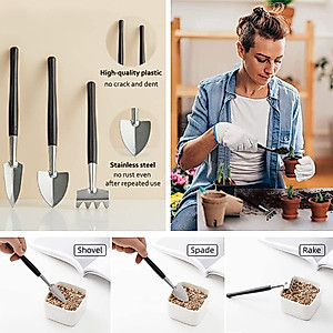 BUDDE Bonsai Tree Kit Bonsai Tools Set Succulent Kit 21 PCS Garden Hand Tool Set Include Pruning Shears, Carbon Steel Bonsai Scissors, Perfect Bonsai Starter Kit Gardening Trimming Tools(Green)