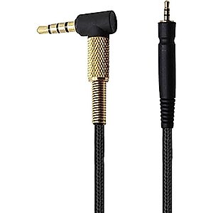 Adhiper GSP 600 Replaceable Audio Cable GSP 600 Audio Audio Cable Auxiliary Cable is Compatible for Sennheiser Game ONE/Game Zero/GSP 600 / GSP 350 / GSP 500 / Gaming Headphones (Mobile/Version)