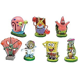 SpongeBob SquarePants® 2" Aquarium Ornaments, 7-Piece Set