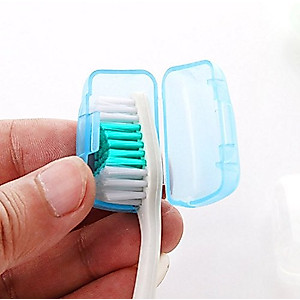 5 Portable Toothbrush Head Cover Cap Case Holder for Hiking Travel Camping Brush Cleaner Protect