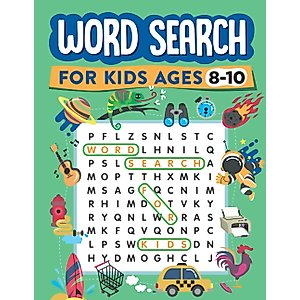 Word Search for Kids Ages 8-10: 100 Word Search Puzzles