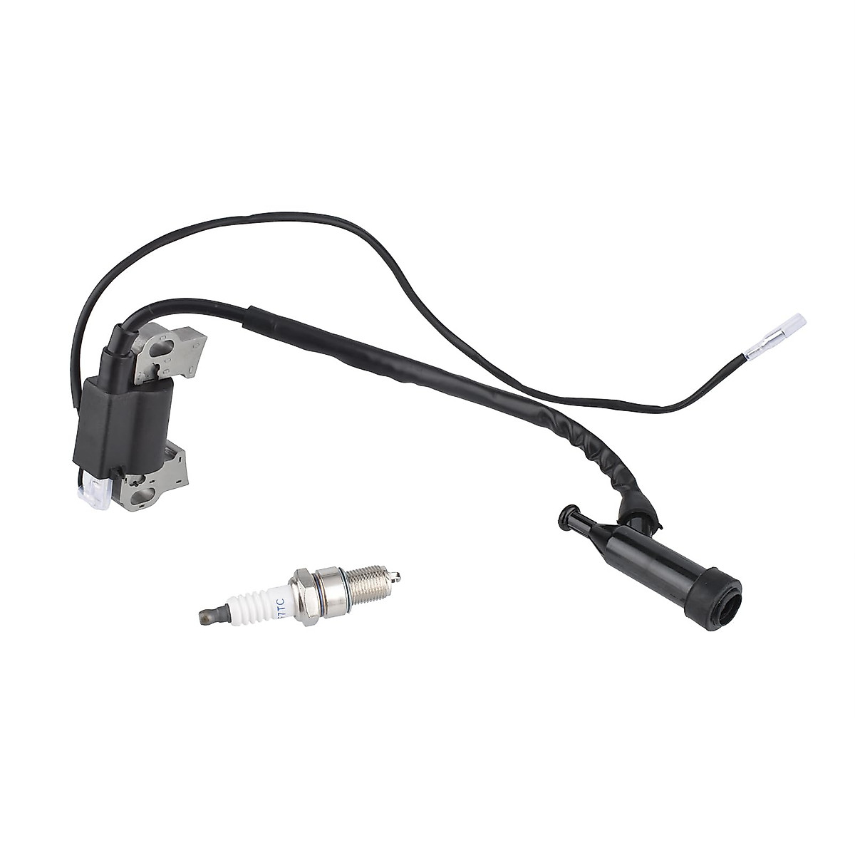 Cancanle Spark Plug and Ignition Coil Module for Honda GX240 GX270 GX340 GX390 8HP 11HP 13HP Engine