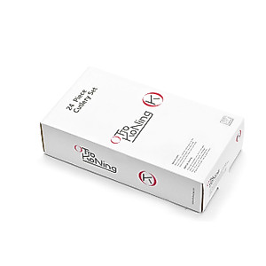 Silverware Set for 4 People, 20 Pieces - Otto Koning Frankfurt- Stainless Steel Flatware Set, Mirror Polished. Cutlery Set with Spoon Knife and Fork. Classic & Simple Design