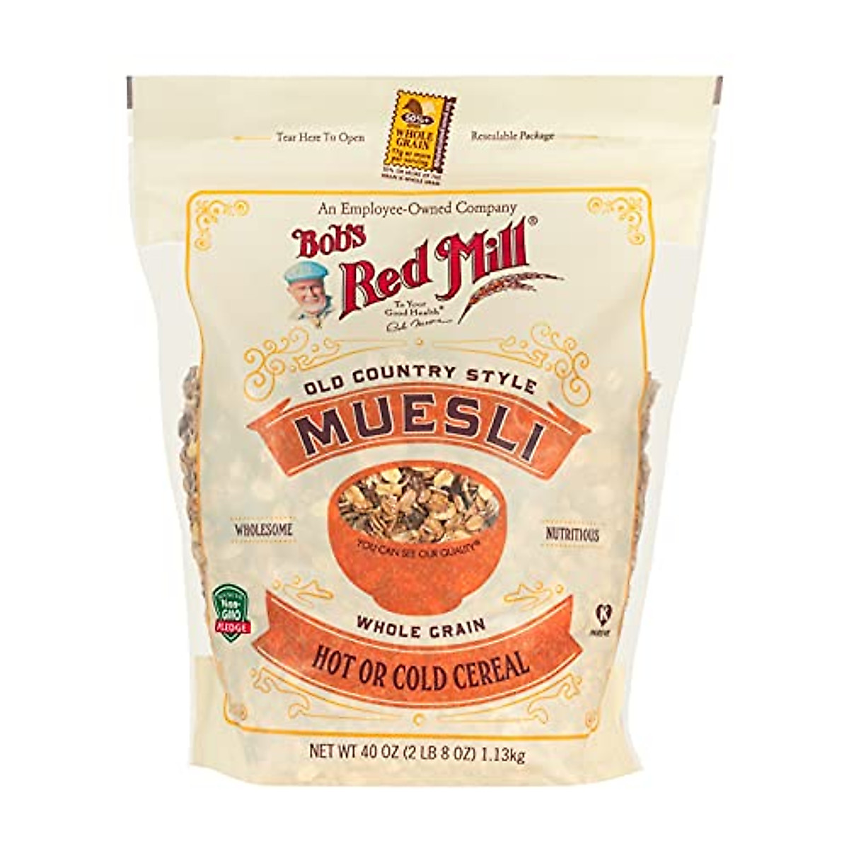 Bob's Red Mill Old Country Style Muesli Cereal, 40-ounce (Pack of 4)