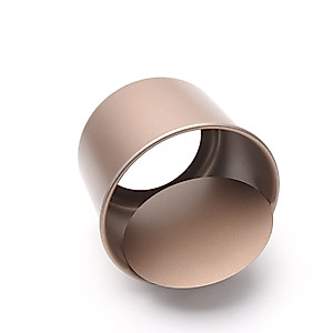 CANDeal 2 Pack 4-Inch Non-Stick Deep Carbon Steel Round Cake Pan With Removable Bottom For Wedding/Birthday/Christmas Cake Baking Round Cake Tin Set With Loose Base