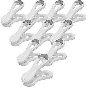 1InTheHome Multi-Purpose Hanger Clips Plastic (48 Count)