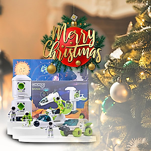 CHUKOO Space Toys for Kids 3 4 5 6 7 8, Space Shuttle with Rocket Ship Toys, 4 Astronaut Toys, Space Station, Space Rover, Outer Space Toys for Boys 5-8, Spaceship Toy, Rocketship Solar System Playset