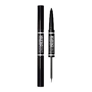 Liquid Eyeliner & Smoky Kohl Pencil by Revlon, ColorStay Line Creator Eye Makeup, Waterproof & Transferproof, Blackout, 0.004 oz