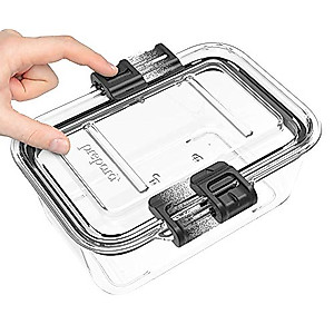 Prepara Latchlok 13 Cup Tritan Food Storage Container, Clear