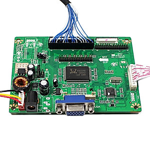 6.5" T-51570GD065J-FW 640x480 2CCFL Backlight 31Pin LVDS Screen Panel VGA LCD Driver Board Controller Kit