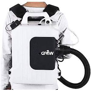 Grow1 Electric Backpack Fogger Machine ULV Atomizer Sprayer with Commercial Hose for Spraying Garden Greenhouse Indoor Outdoor Foggers, 2.5 Gallon