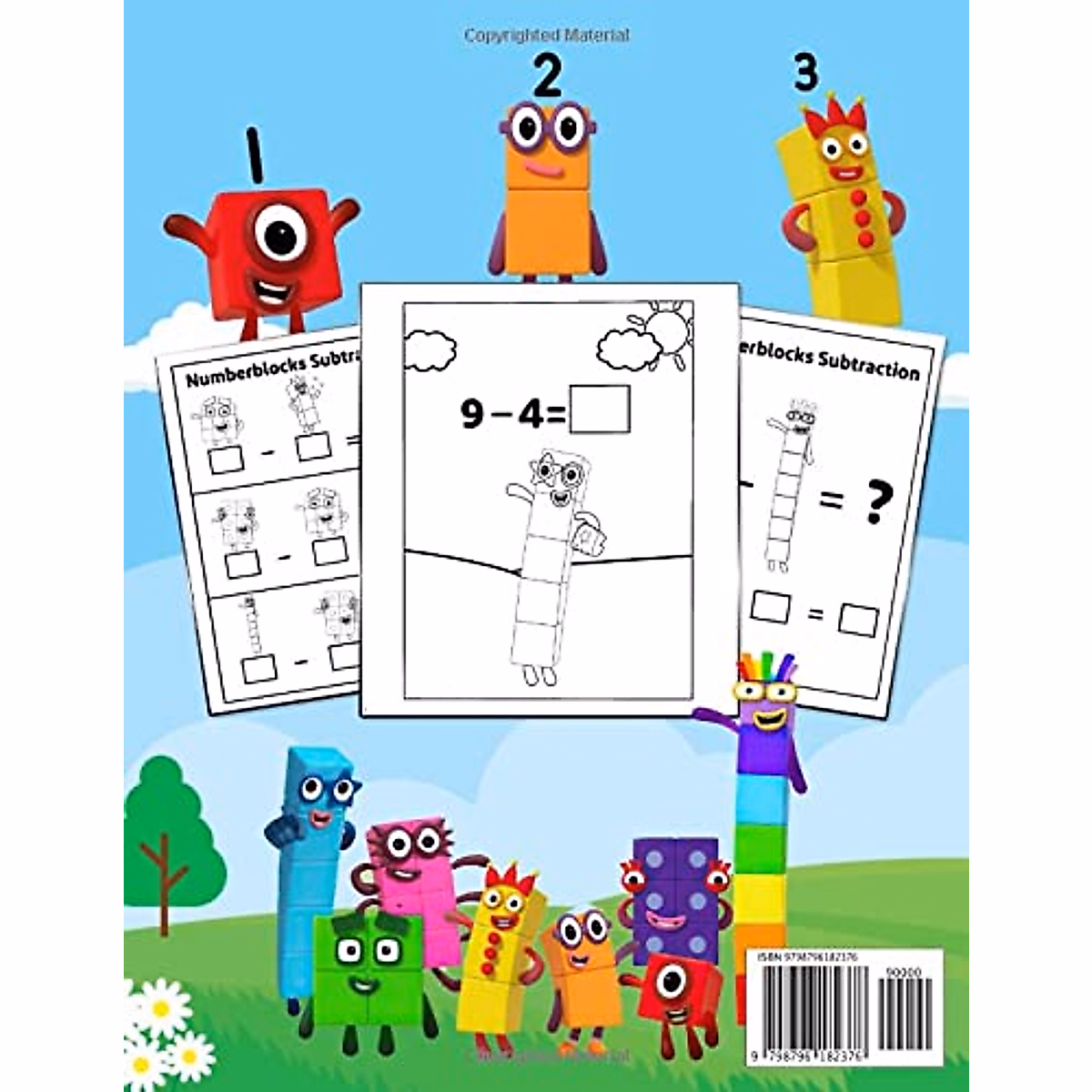 Numberblocks Addition & Subtraction Workbook: Lots Of Eductional Activities for Kids Toddlers Ages 3-6 Preschool Kindergaten