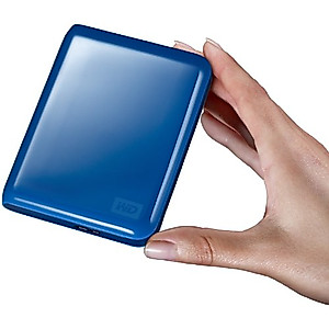 WD My Passport Essential 500 GB USB 3.0/2.0 Portable External Hard Drive (Pacific Blue)