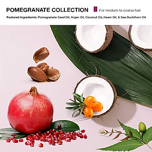 MOP Pomegranate Nourishing Mask For Medium to Coarse Hair, 8.45 Oz., Deep Conditioner, Reduces Frizz, Hydrates & Restores Dry, Dull Hair