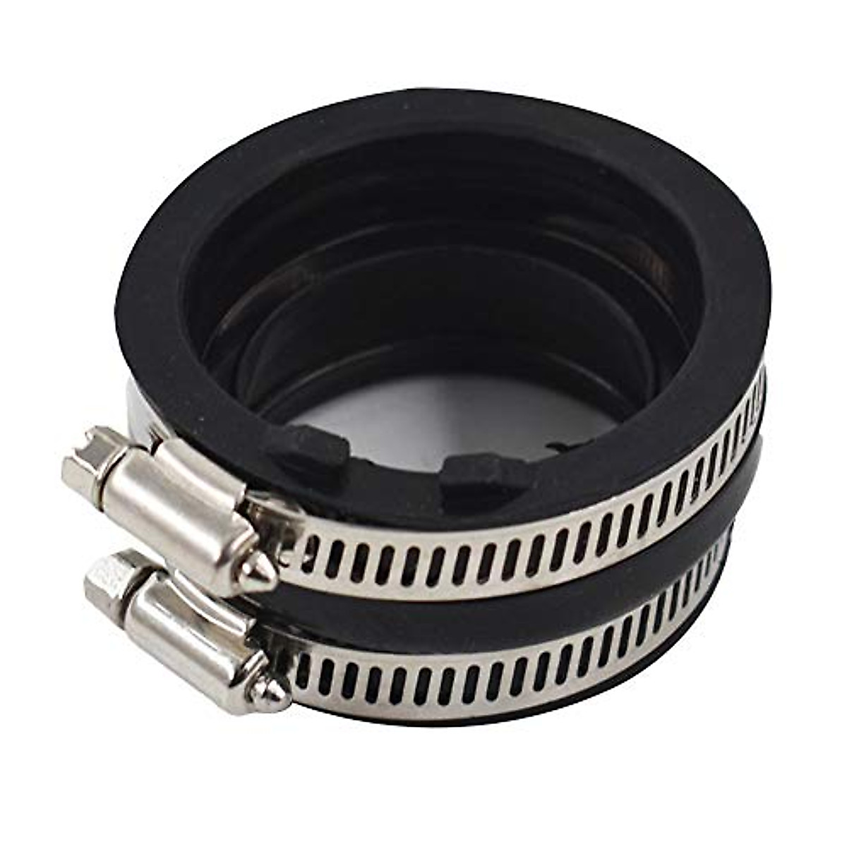 Carburetor Intake Boot Joint W/Clamps Replacement for Yamaha 660 YFM660F 4X4 02-08