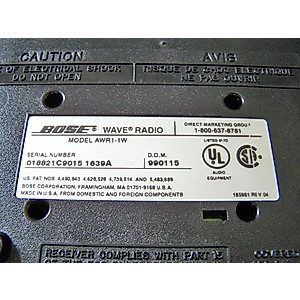 Bose Wave AM/FM Radio Alarm Graphite with included iPod Cable