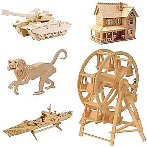 BetterUS 10Pcs Wooden Plate Model Thin Wood Sheets for DIY House Ship Aircraft Boat 200x100mm