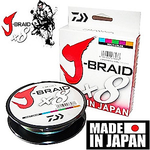 J-BRAIDX8, Filler Spool, Multi-Color, Mono Dia.= 10lb.