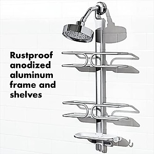 OXO Good Grips 3 Tier Aluminum Shower Caddy