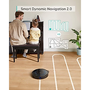 eufy by Anker, RoboVac G30, Robot Vacuum with Dynamic Navigation 2.0, 2000 Pa Strong Suction, Wi-Fi, Compatible with Alexa, Carpets and Hard Floors, Ideal for Pet Owners
