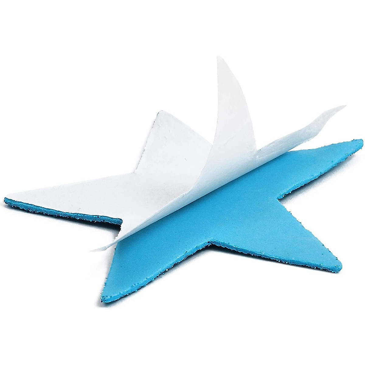 Foam Star Glitter Stickers for 4th of July, Arts and Crafts Supplies (3 Colors, 100 Pack)