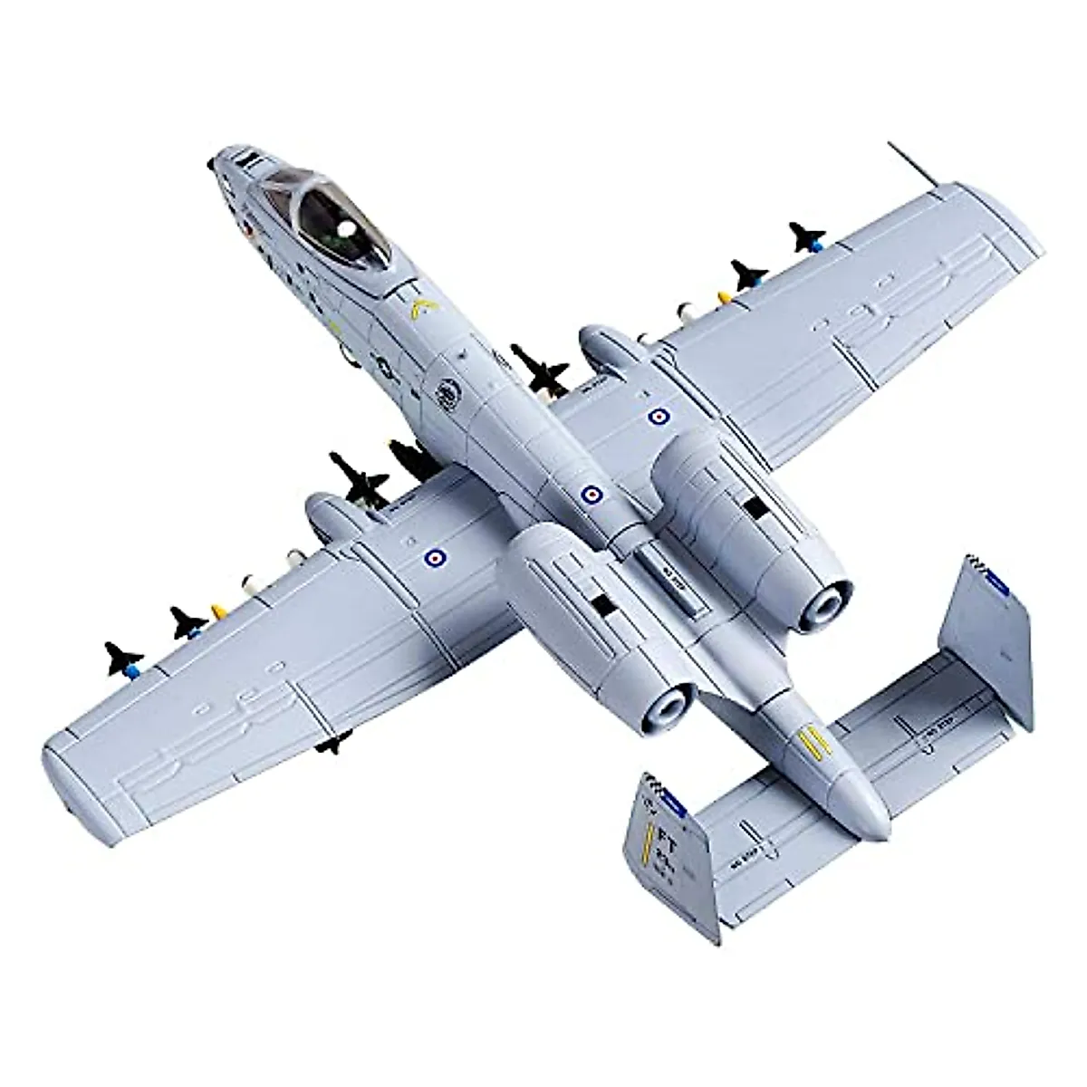 1/100 A-10 Thunderbolt II Warthog Attack Plane（Painted Version） Metal Fighter Military Model Diecast Plane Model for Collection or Gift