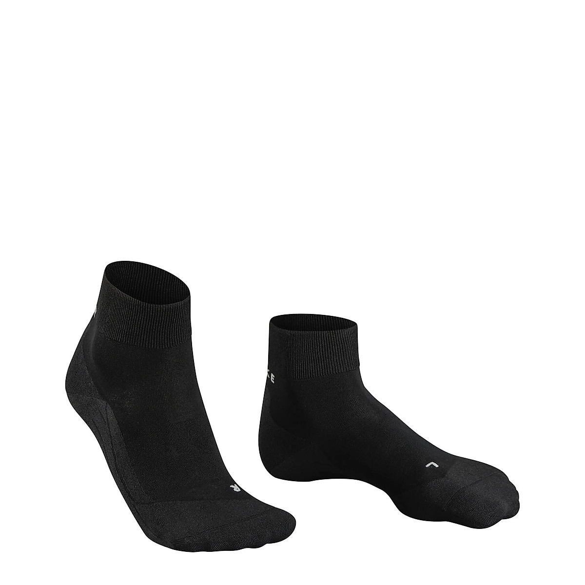 FALKE Mens RU4 Light Short Running Socks, Breathable Moisture Wicking Anti-Blister, Low Cut Athletic Ankle Sock, Black (Black-Mix 3010), US 10.5-11.5 (EU 44-45 Ι UK 9.5-10.5), 1 Pair,16760