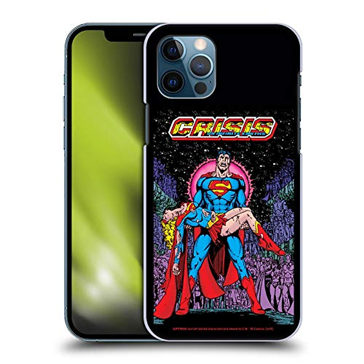 Head Case Designs Officially Licensed Superman DC Comics Supergirl Crisis on Infinite Earths Famous Comic Book Covers Hard Back Case Compatible with Apple iPhone 12 / iPhone 12 Pro