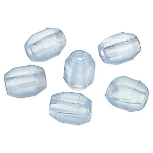 MECCANIXITY Kitchen Sink Rack Feet 4mm ID x 13mm OD PVC Sink Replacement Feet for Protective Sink Grid, Clear Pack of 40