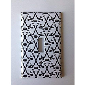 Hockey Light Switch Cover Various Sizes Offered
