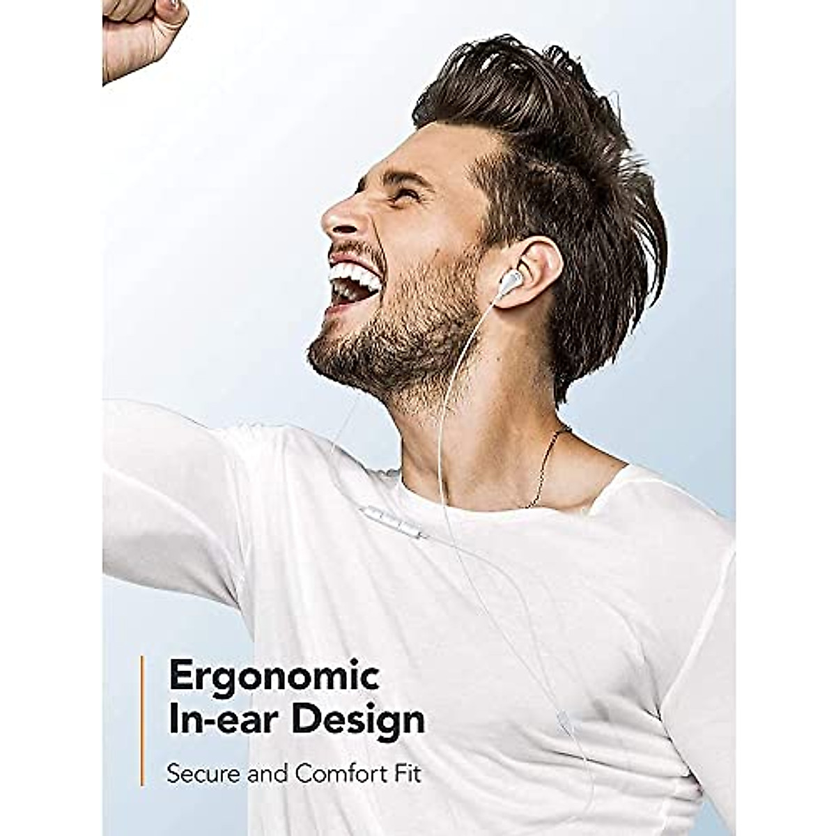 [2 Packs] -Apple Earbuds [Apple MFi Certified] with 3.5mm Connector Wired Earbuds (Built-in Microphone & Volume Control) Headphones Compatible with iPhone, iPad, Android, Computer, Support All System