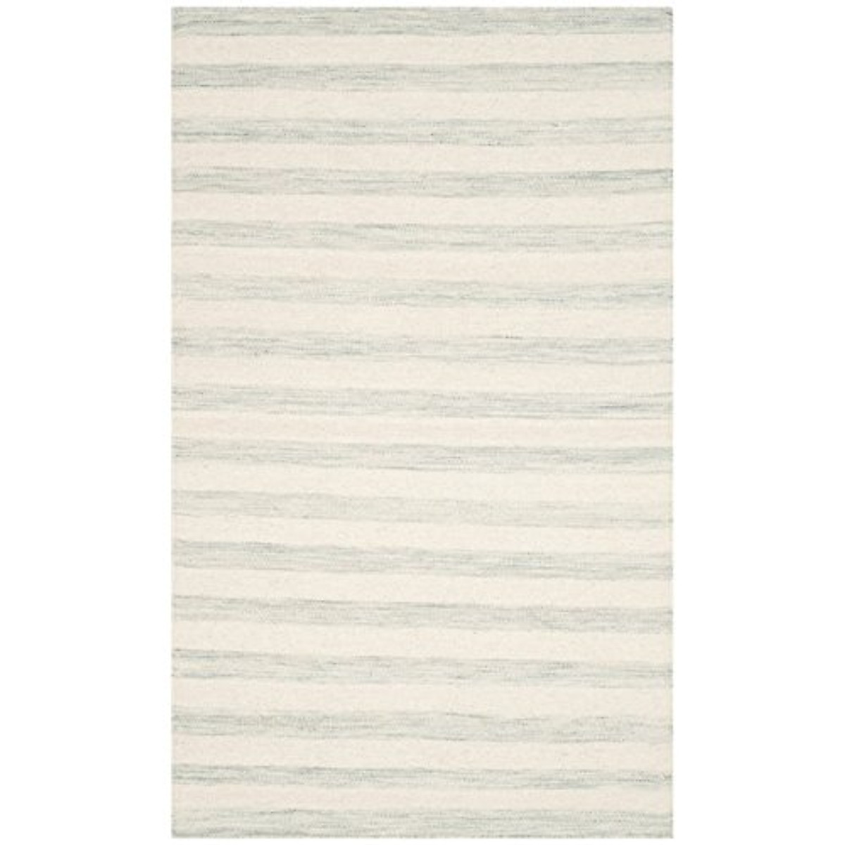 SAFAVIEH Dhurries Collection 2'6" x 10' Light Blue/Ivory DHU575G Handmade Flatweave Premium Wool Runner Rug