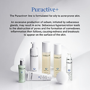 G.M. COLLIN Puractive+ Cream | Moisturizing Face Cream for Oily to Acne-Prone Skin | Reduces Excess Oil, Matifies the Skin and Tightens Enlarged Pores