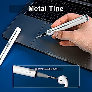 Bluetooth Earbuds Cleaning Pen 3 in 1 Cleaner Kit Earphone Brush, Multi-Function Portable Soft Cleaning Brush Pen Tools for Airpods Pro 1 2 3 Camera Lens Phone in-Ear Headphones Case