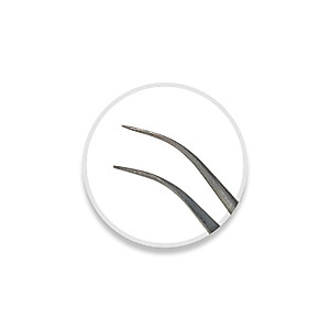 Scientific Labwares Jewelers Micro-Precision Forceps No. 7, Ultra Smooth Grip, Ultra Thin Tips (Jewelers Tweezer No.7)