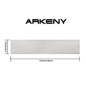 ARKENY St Patricks Day Lucky Green Shamrock Table Runner 72 Inches Eucalyptus Leaves Spring Seasonal Holiday Decor for Dining Table Indoor Home Farmhouse Tabletop Decoration AT386