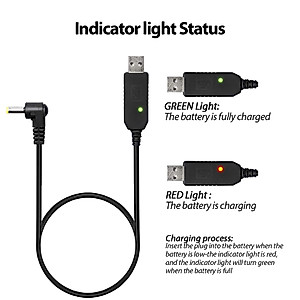 Tenway 2Pcs UV-5R BF-8HP Extended Battery BL-5L 3800 mAh with USB Charging Cable and Chargers Compatible with BAOFENG UV-5R Series