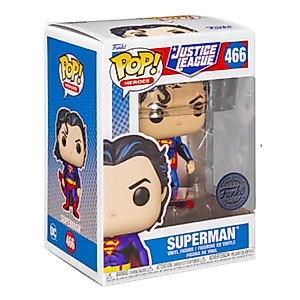 Funko Pop! DC Comic Heroes: Exclusive Vinyl Figure (Superman #466)