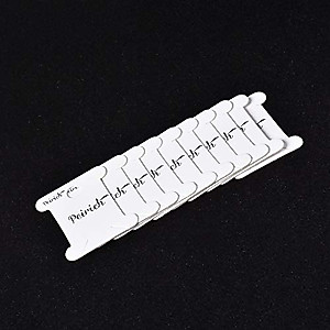 Peirich Embroidery Floss Organizer Box - 24 Compartments with 100 Hard Floss Bobbins and 459 Color Number Stickers