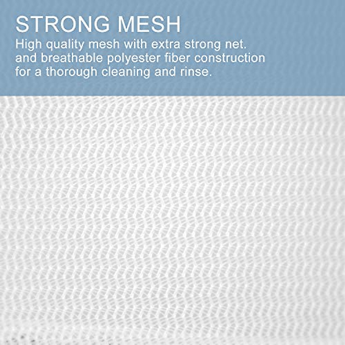 3Pcs Durable Fine Mesh Laundry Bags for Delicates (1 Large 16 x 20 Inches, 1 Medium 12 x 16 Inches, 1 Small 9 x 12 Inches)