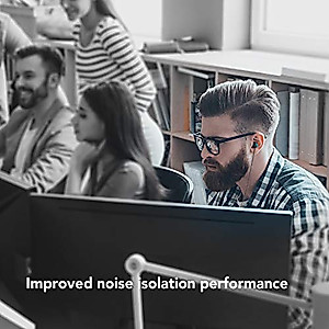 TUNAI Drum Hi-Resolution Audiophile in-Ear Earbud Headphones – Powerful Bass and Lively Sound Stage with Improved Noise Isolation; Comfortable for Workout, Running and Great for Gaming (Shine Orange)