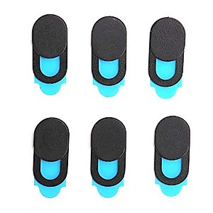 01 02 015 Webcam Sticker, 6Pcs Practical Webcam Cover for Laptops PCs and Tablets