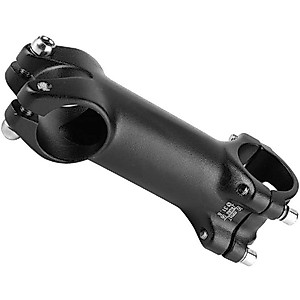 ZECHAO Adjustable Bike Stem,Bike Alunimium Alloy Handlebar Stem 31.8mm for Most Bike, Road Bike, Mountain, BMX, Cycling Bike Stem (Color : Black, Size : 31.8 * 60mm)
