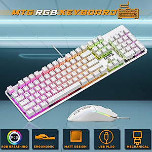 MTG Khuno Gaming Tower PC- Intel Core i7 4th Gen, RTX 2060S 8GB 256bits, 16GB RGB ARGB Ram, 512GB Nvme, 27 Inch 165HZ Gaming Monitor, Gaming Kit Webcam, Win 10 Pro