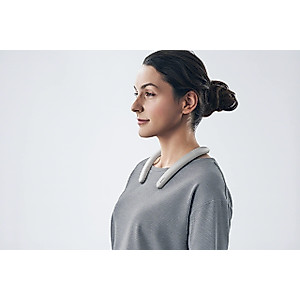 Sony SRS-NB10 Wireless Neckband Bluetooth Speaker Comfortable and Lightweight with Technology to Work from Home, Built-in mic, 20 Hours of Battery Life, and IPX4 Splash-Resistant- White (Renewed)