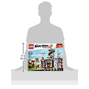 LEGO Angry Birds 75826 King Pig's Castle Building Kit (859 Piece)