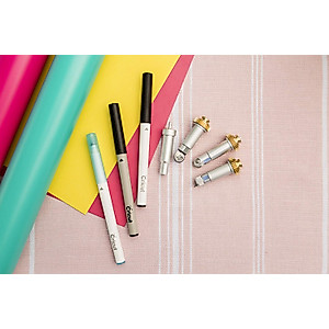 Cricut Washable Fabric Pen, Blue, 5 Pack