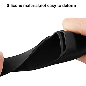 Silicone Razor Case Soft Razor Travel Case Portable Razor Case Razor Protective Case Safety Waterproof Razor Cover Compatible with Most Manual Razor with 2 Cleaning Brushes (1pcs)